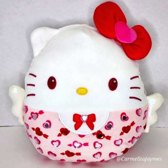 Squishmallows | Toys | Custom Hello Kitty Rhinestone Cupid Valentines ...
